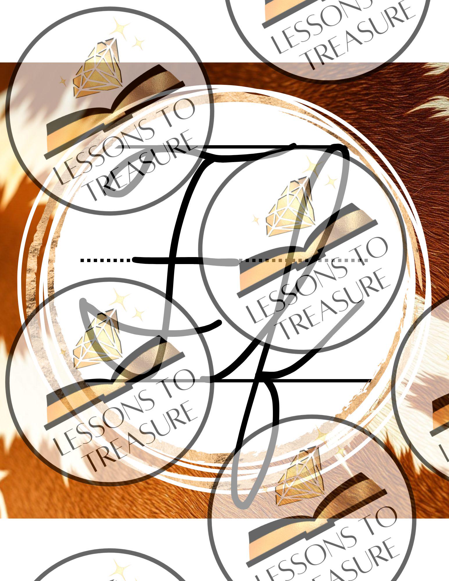 Highland Cow Cursive Alphabet Classroom - Etsy