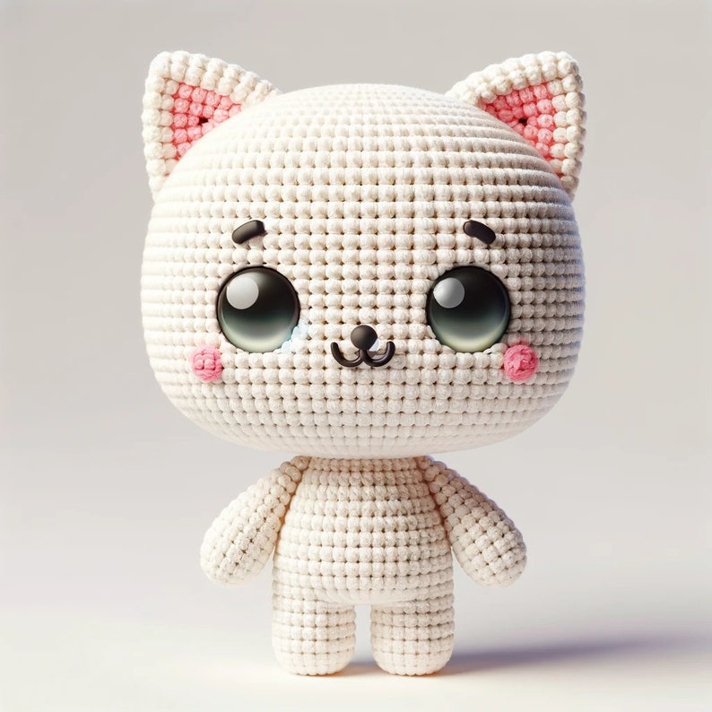 Loving Catcrochet Pattern Kittie Cat Kitty Kittie Crochet Pattern Pdf ...