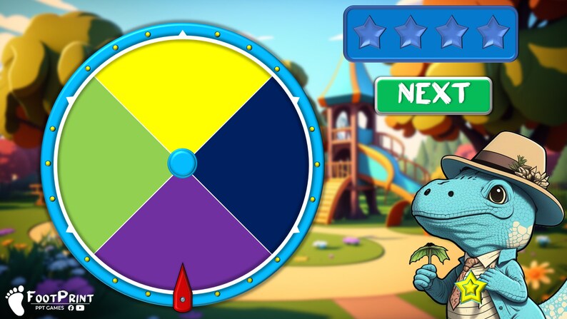 Powerpoint Game Template Spinner - Etsy