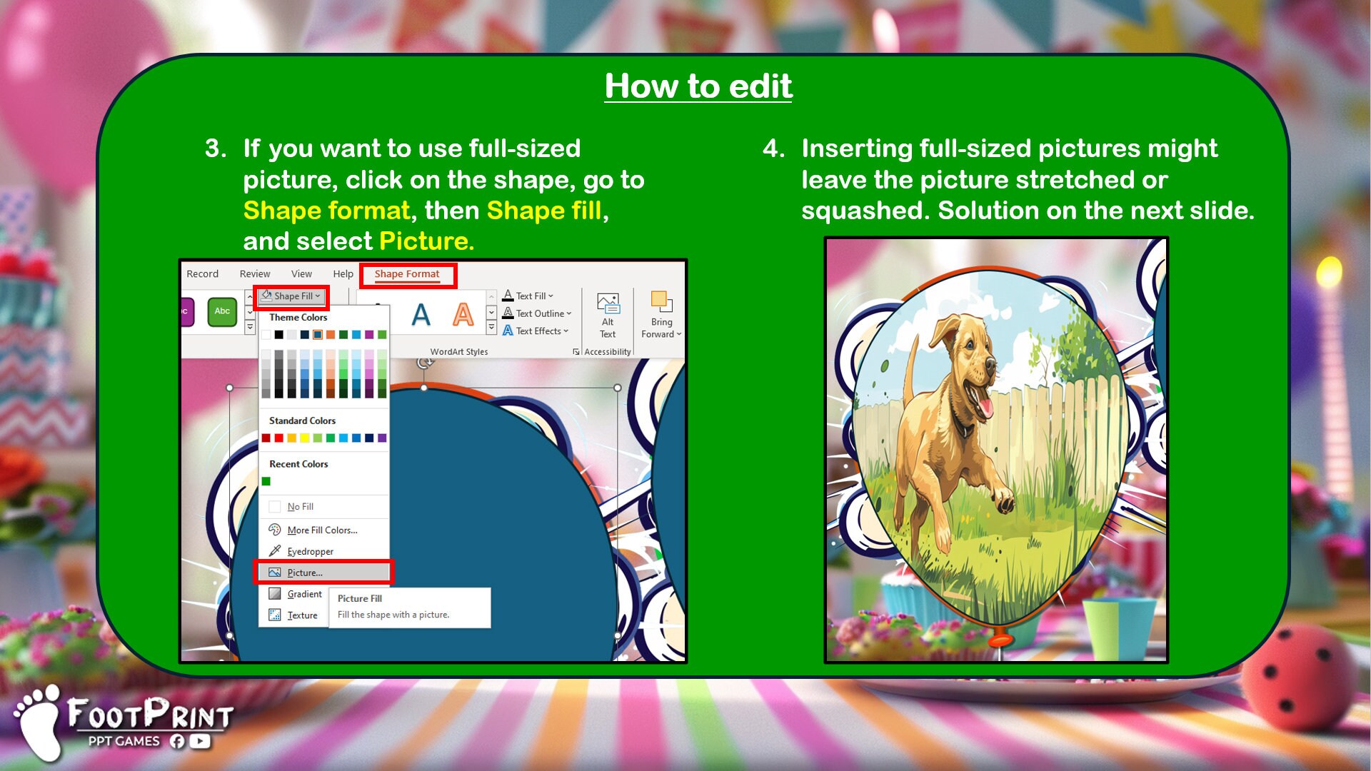 Powerpoint Game Template - Balloon Popper - Etsy