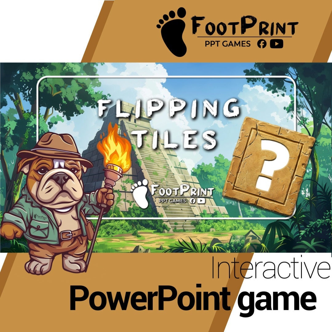 Powerpoint Game Template - Tile Flipper - Etsy