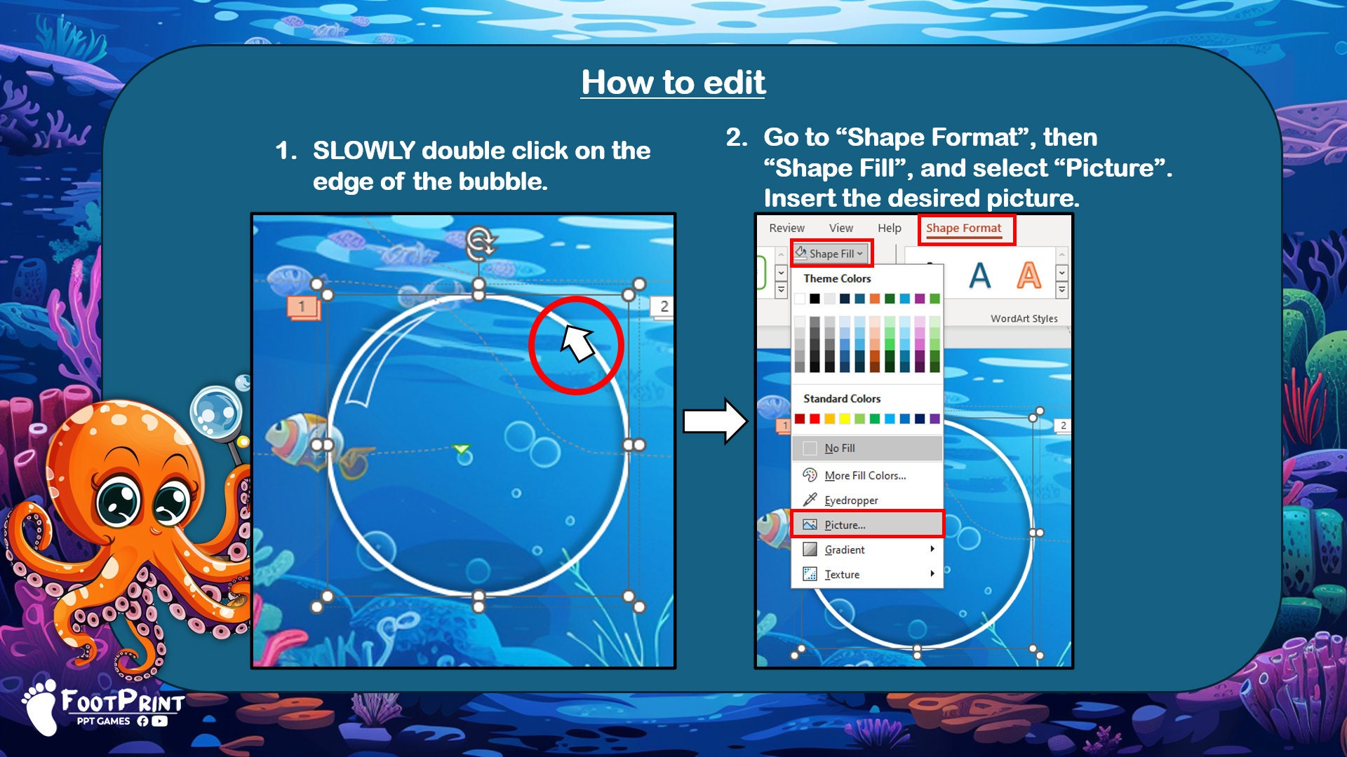 Powerpoint Game Template - Bubble Call-out - Etsy