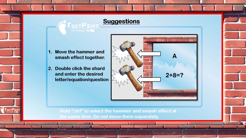 Powerpoint Game Template - Window Smasher - Etsy