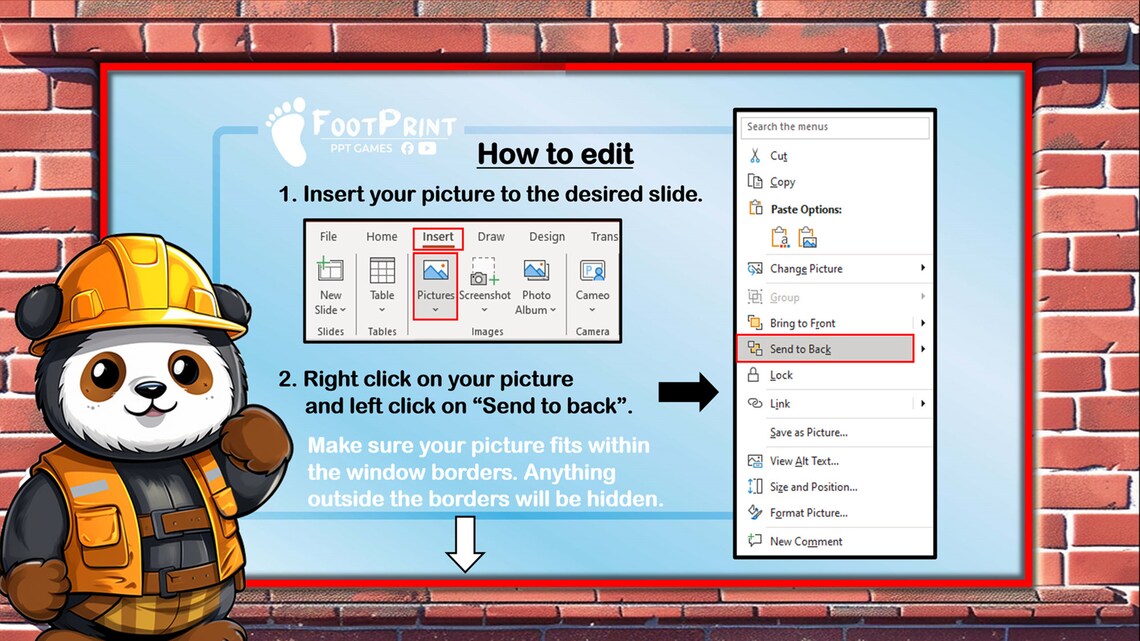 Powerpoint Game Template - Window Smasher - Etsy