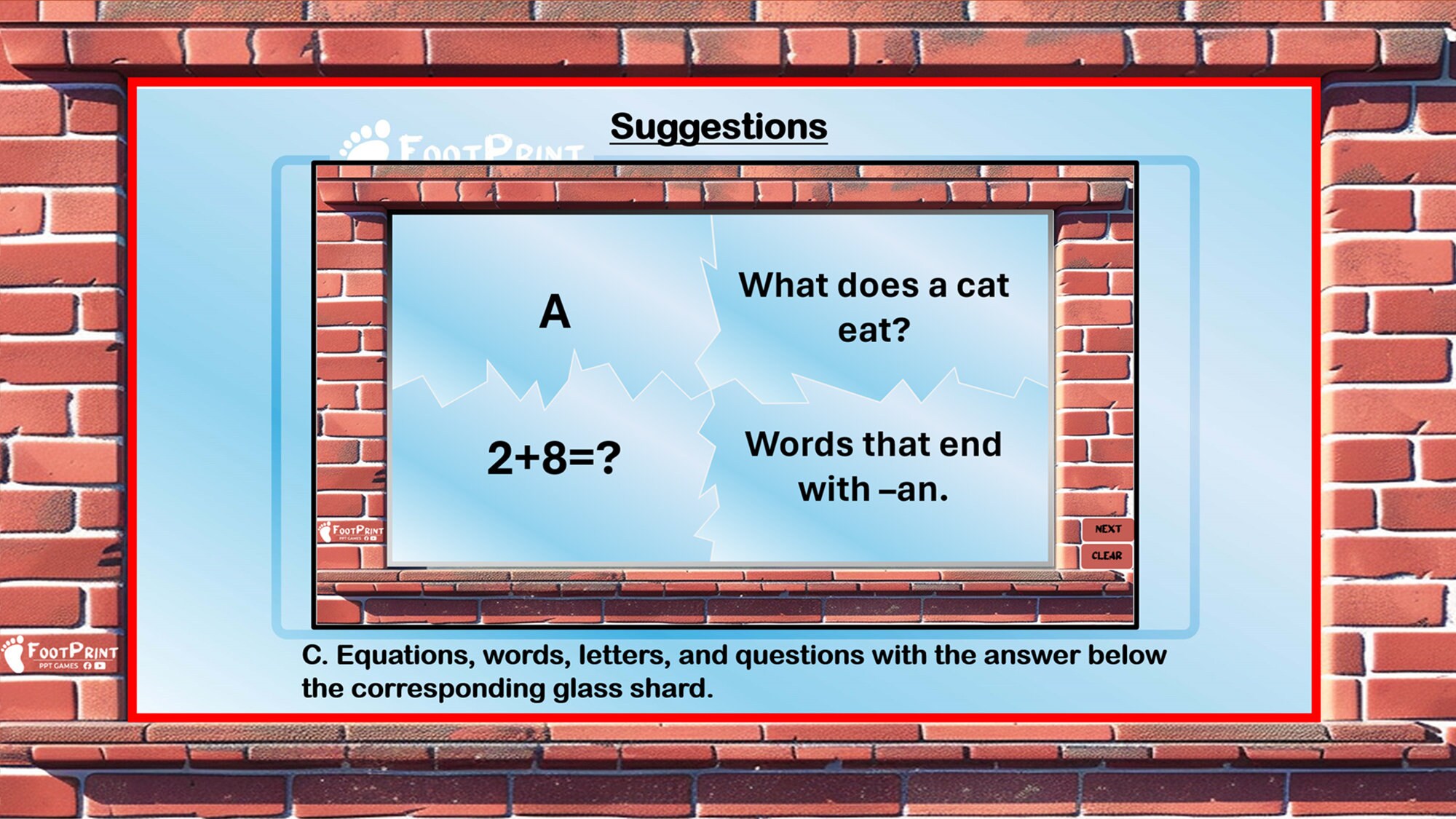 Powerpoint Game Template Window Smasher - Etsy