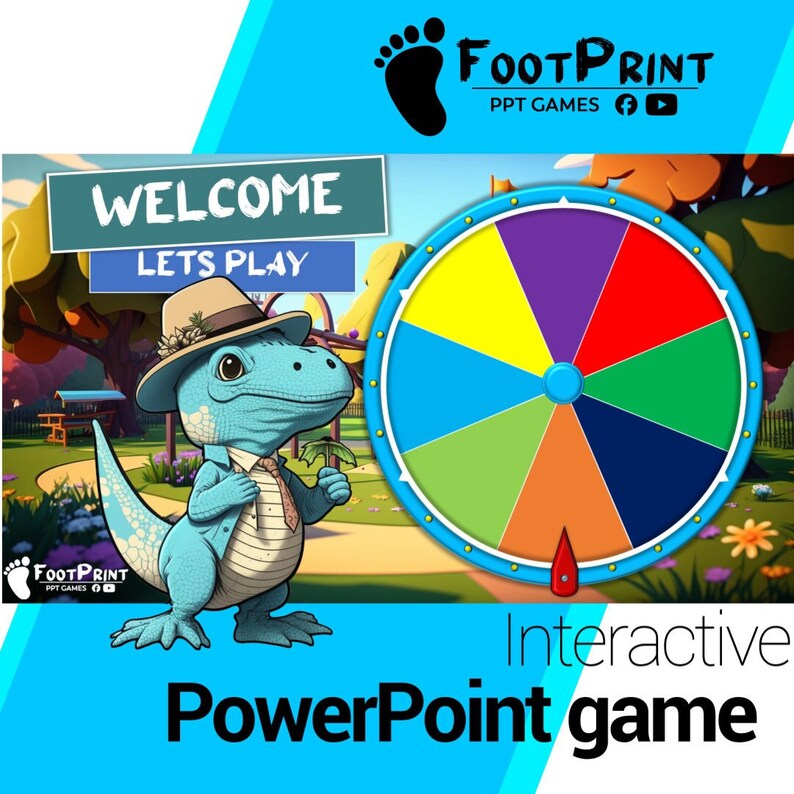 Powerpoint Game Template - Spinner - Etsy