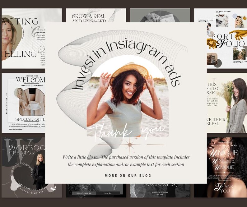 46 Chic Instagram Post Templates Editable Canva Designs Stylish Social ...