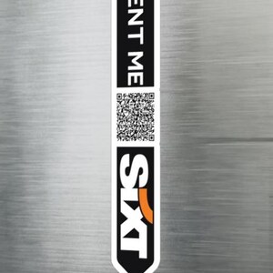 Ride Sharing Window Sticker, Rent Me on TURO, Sixt, Personalized QR ...
