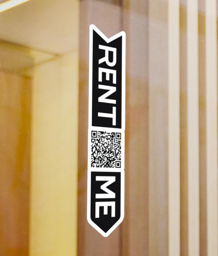 Ride Sharing Window Sticker, Rent Me on TURO, Sixt, Personalized QR ...