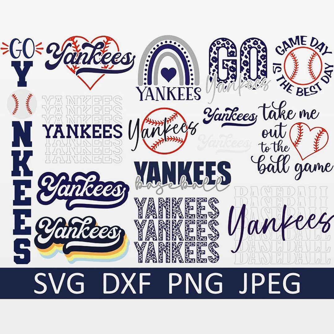 Yankees SVG Bundle, Yankee PNG Bundle, Digital Download, Cut File ...