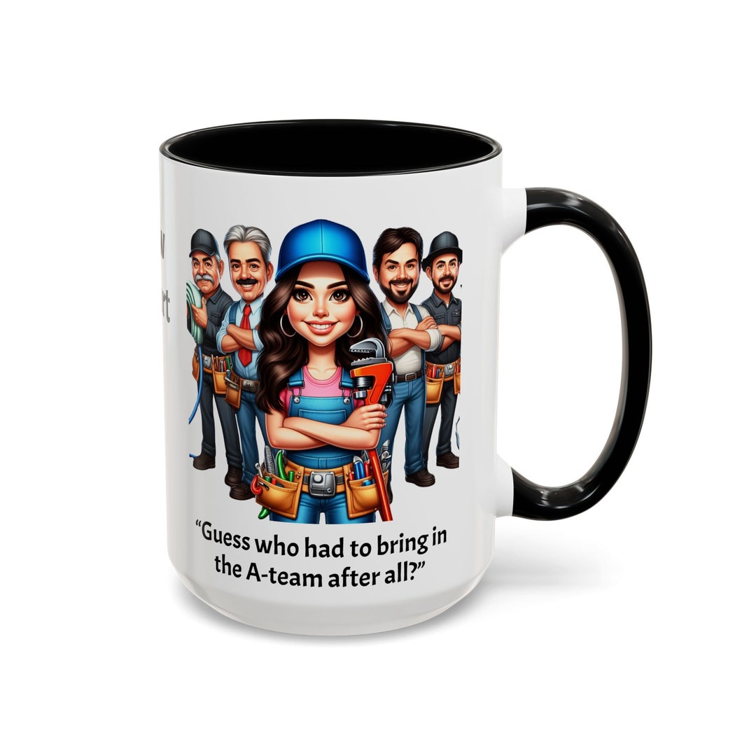 Coffee Mug, Frustrated Lady With Repair Instructions and 'grow Smart ...