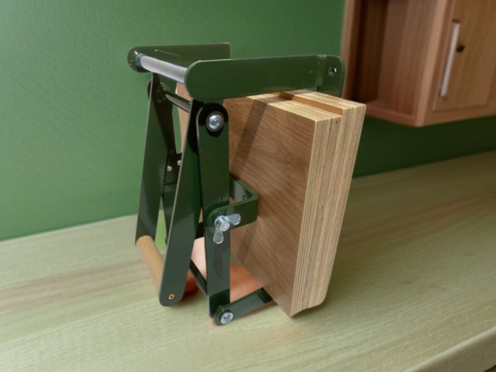 A4 Dark Green Lino Press Machine, Linocut Printing Press, Hand Linoleum ...