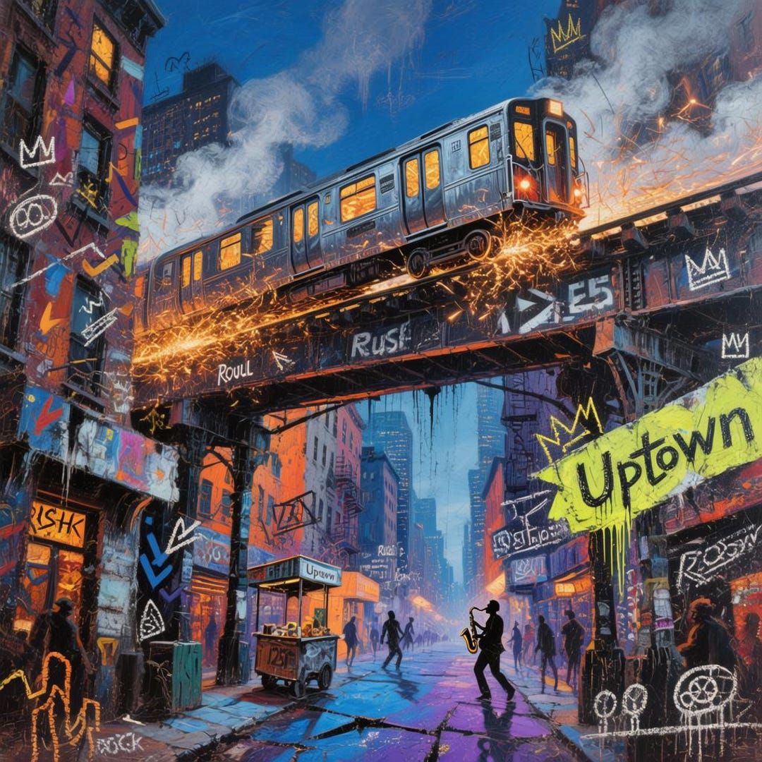 Uptown Hustle | Harlem Renaissance| Hip Hop Style Art Print | African ...