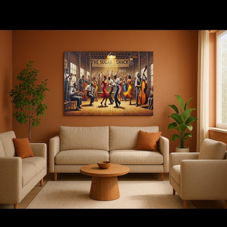 Vintage Juke Joint Print: 1920s Harlem Renaissance Dance Scene - Etsy