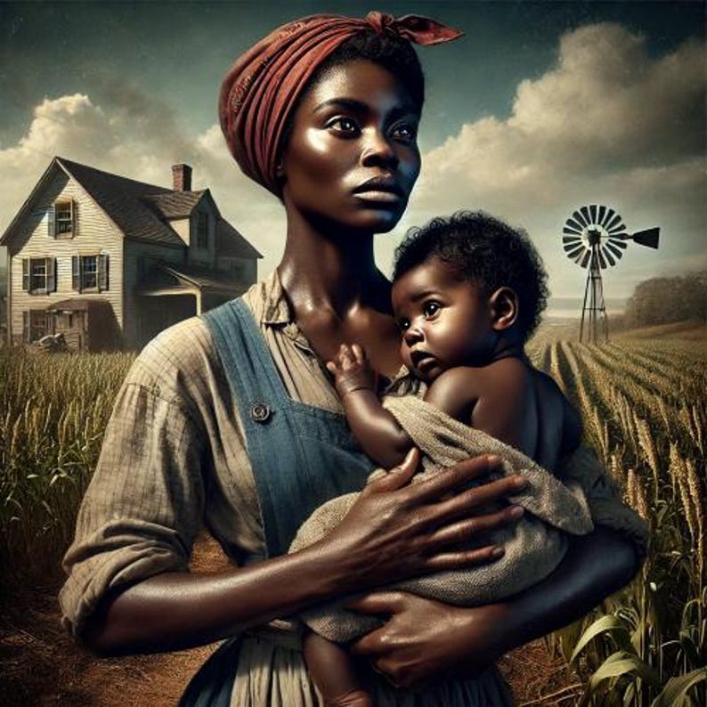 African American Harlem Renaissance Mother and Child Black Wall Art - Etsy