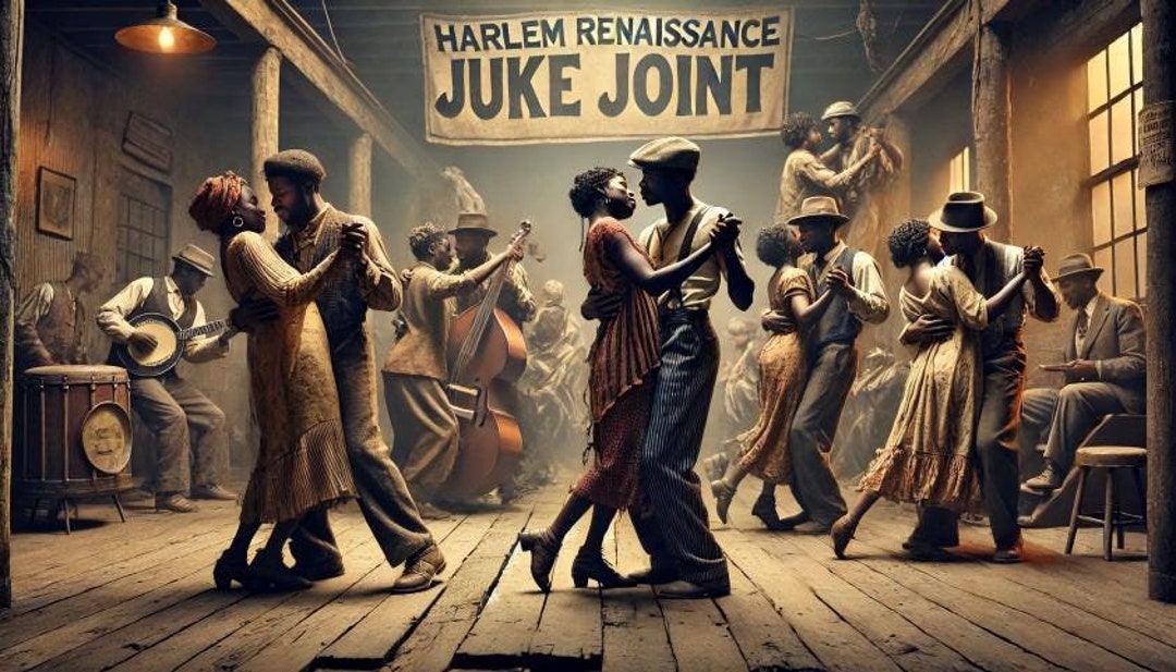 Harlem Renaissance Dance Canvas Art: Vintage Juke Joint (24x36) - Etsy