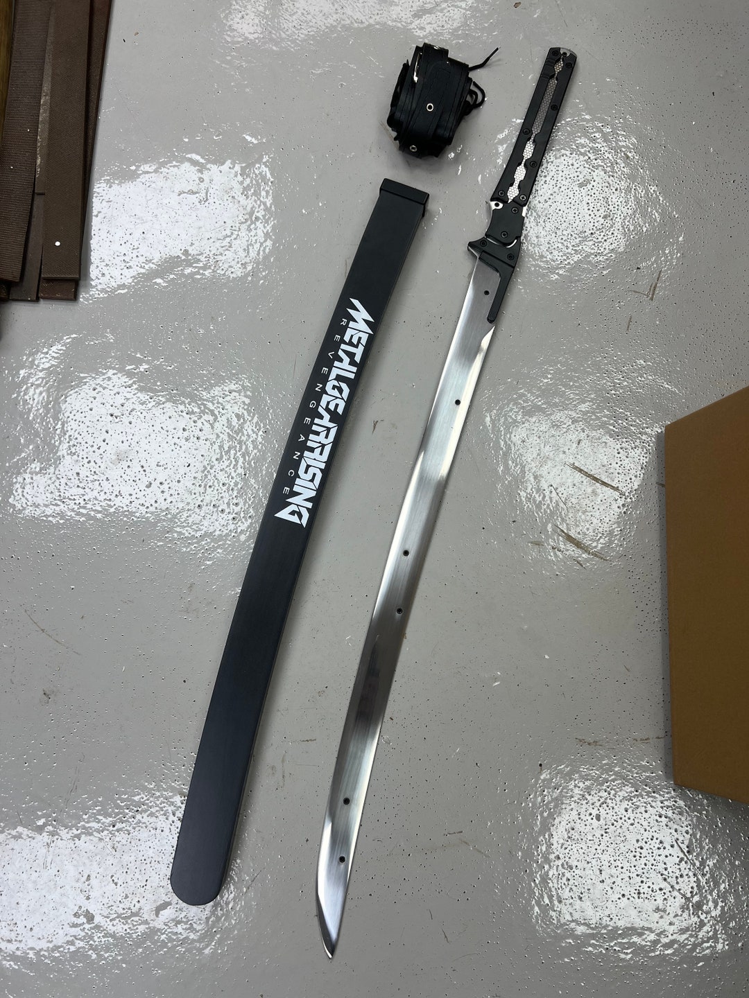 Metal Gear Solid Raising Steel Raiden Katana Blade Cosplay Metal Weapon ...
