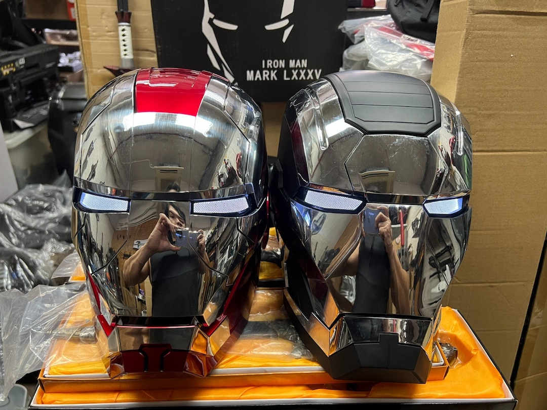 Iron Man Helmet Mk5 War Machine Cosplay Mask Armor - Etsy UK