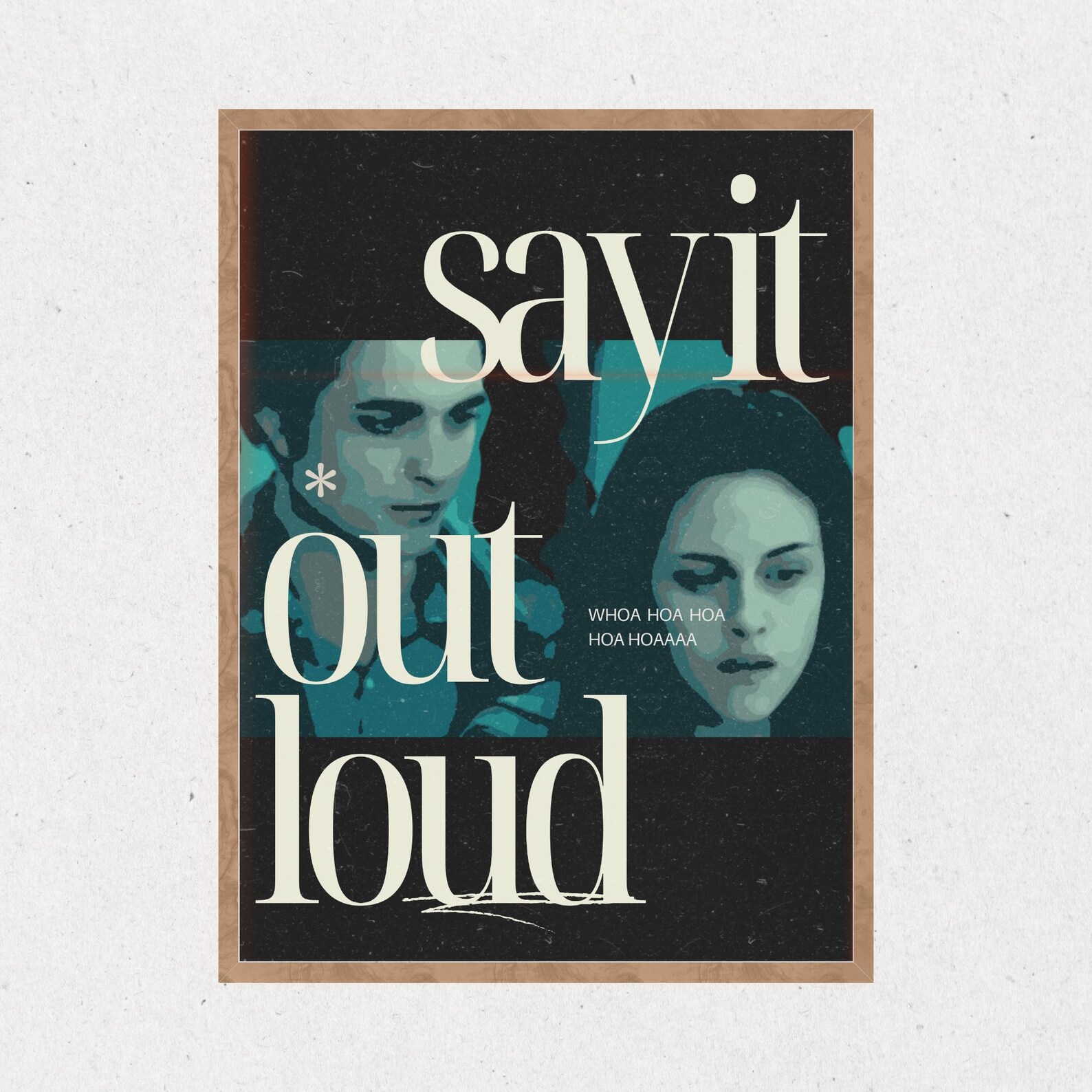 Twilight Inspired Printable Art, Edward and Bella Digital Print, Fall ...