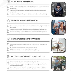 Printable Health and Fitness Planner Bundle Fitness Journal, Diet ...