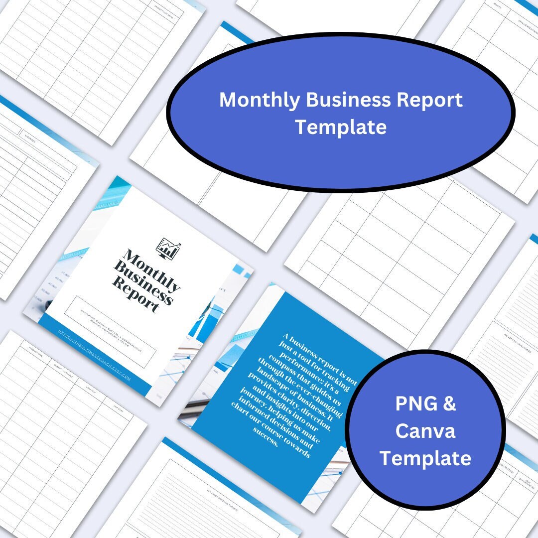 Business Report Template for Small Business, Small Business Expense ...