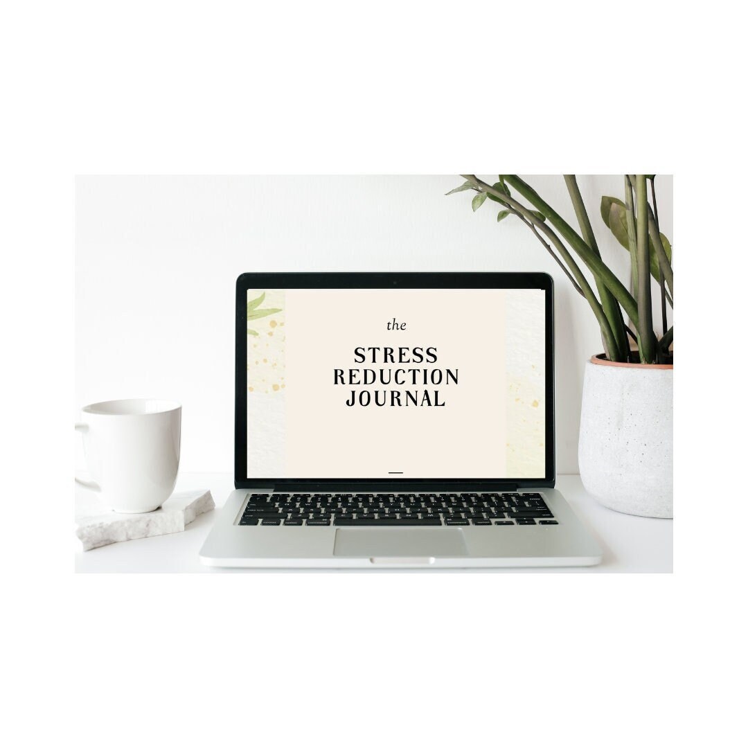 Stress Management Journal | Anti Anxiety Workbook for Adults | Digital ...