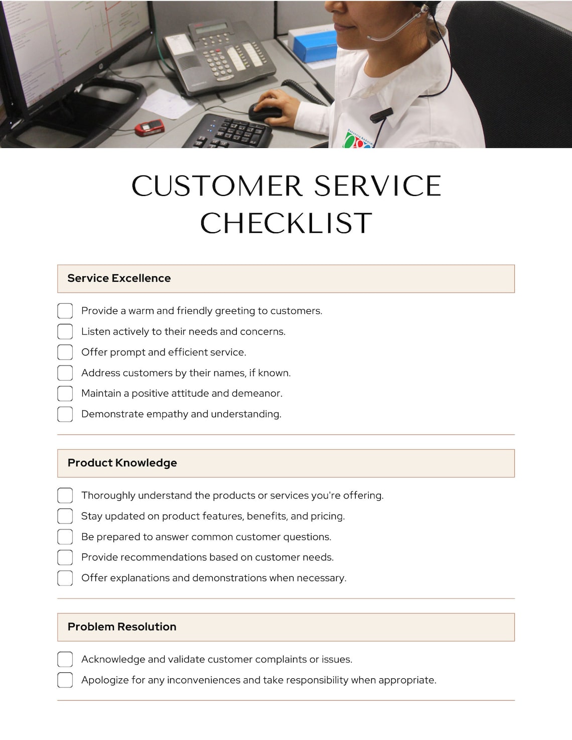 Customer Service Check List, Help Center Customer Service, Help ...