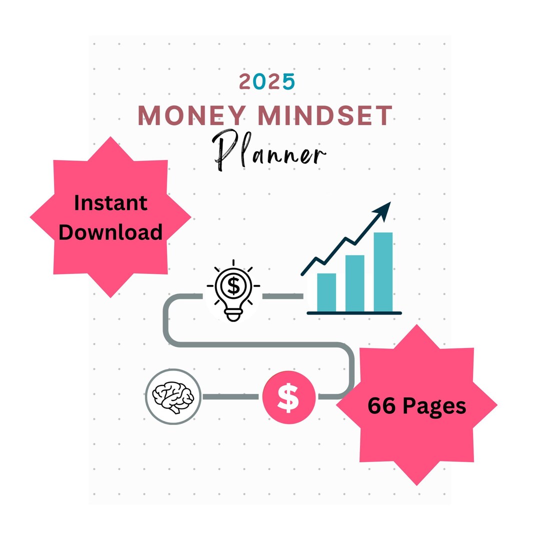 Money Mindset Planner - Financial Growth - Money Manifestation Journal ...
