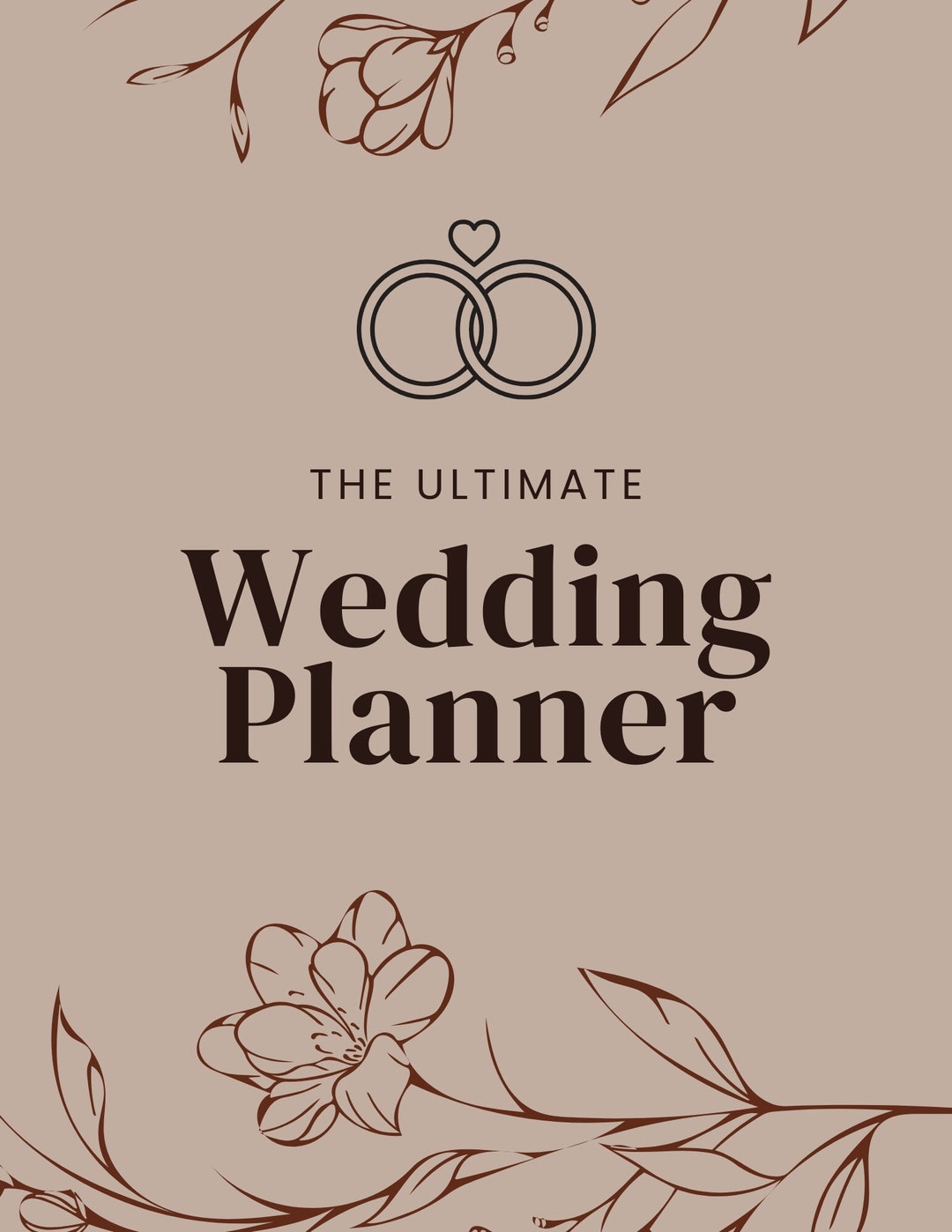 Canva Wedding Planner Template Bundle, Editable Wedding Planning Book ...