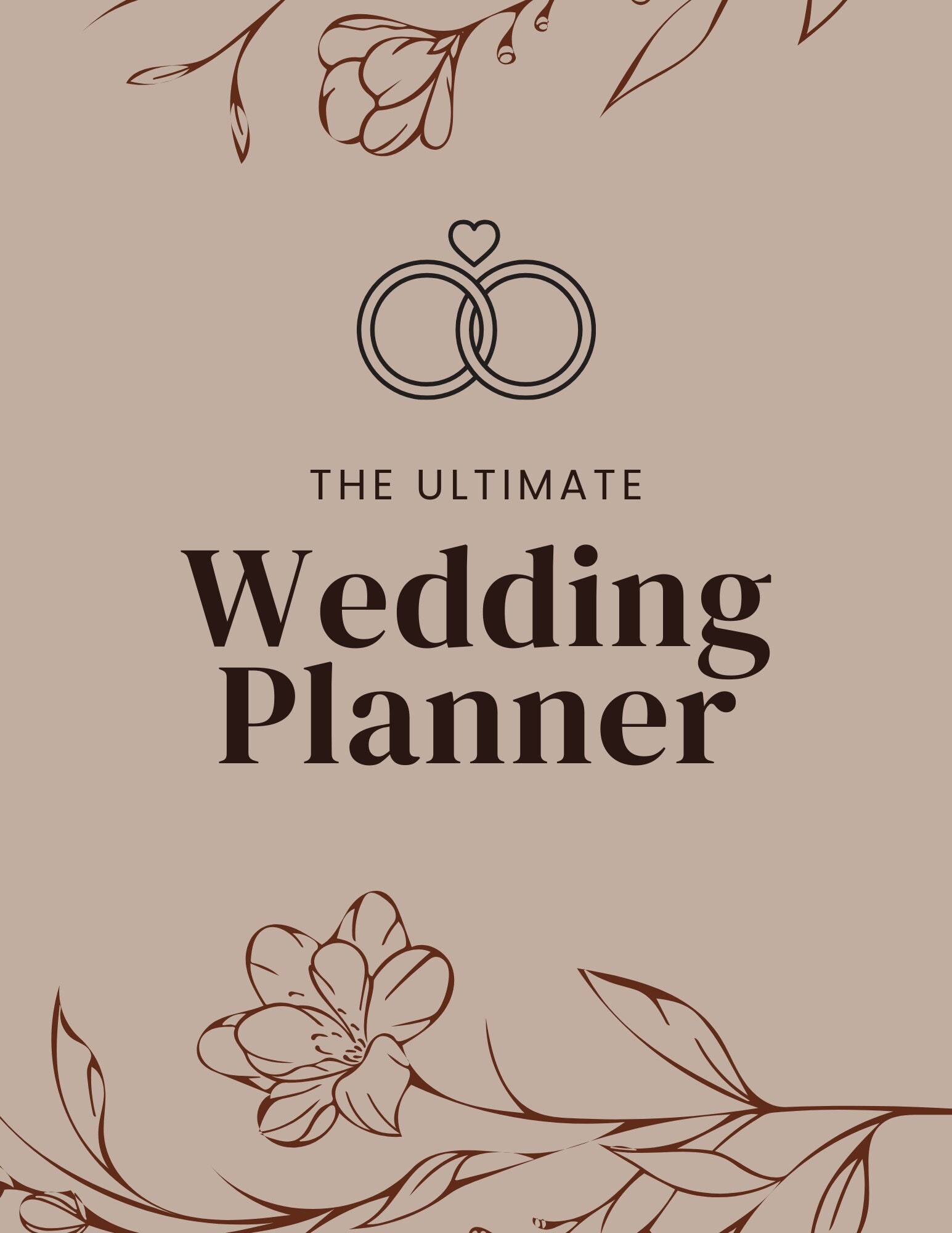 Canva Wedding Planner Template Bundle, Editable Wedding Planning Book ...