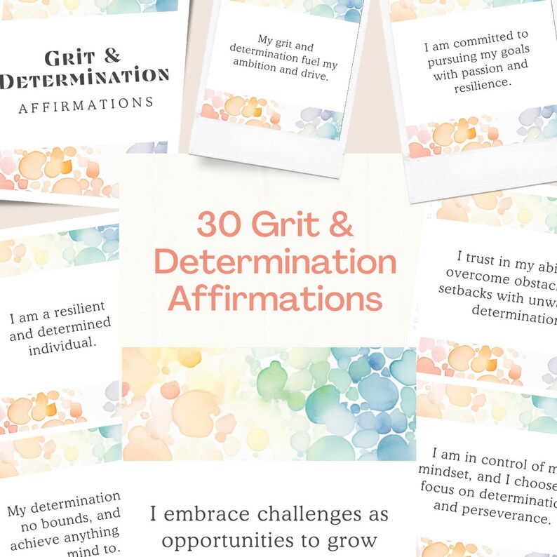 Affirmation Cards Printable, Affirmation Cards Digital, Vision Board ...