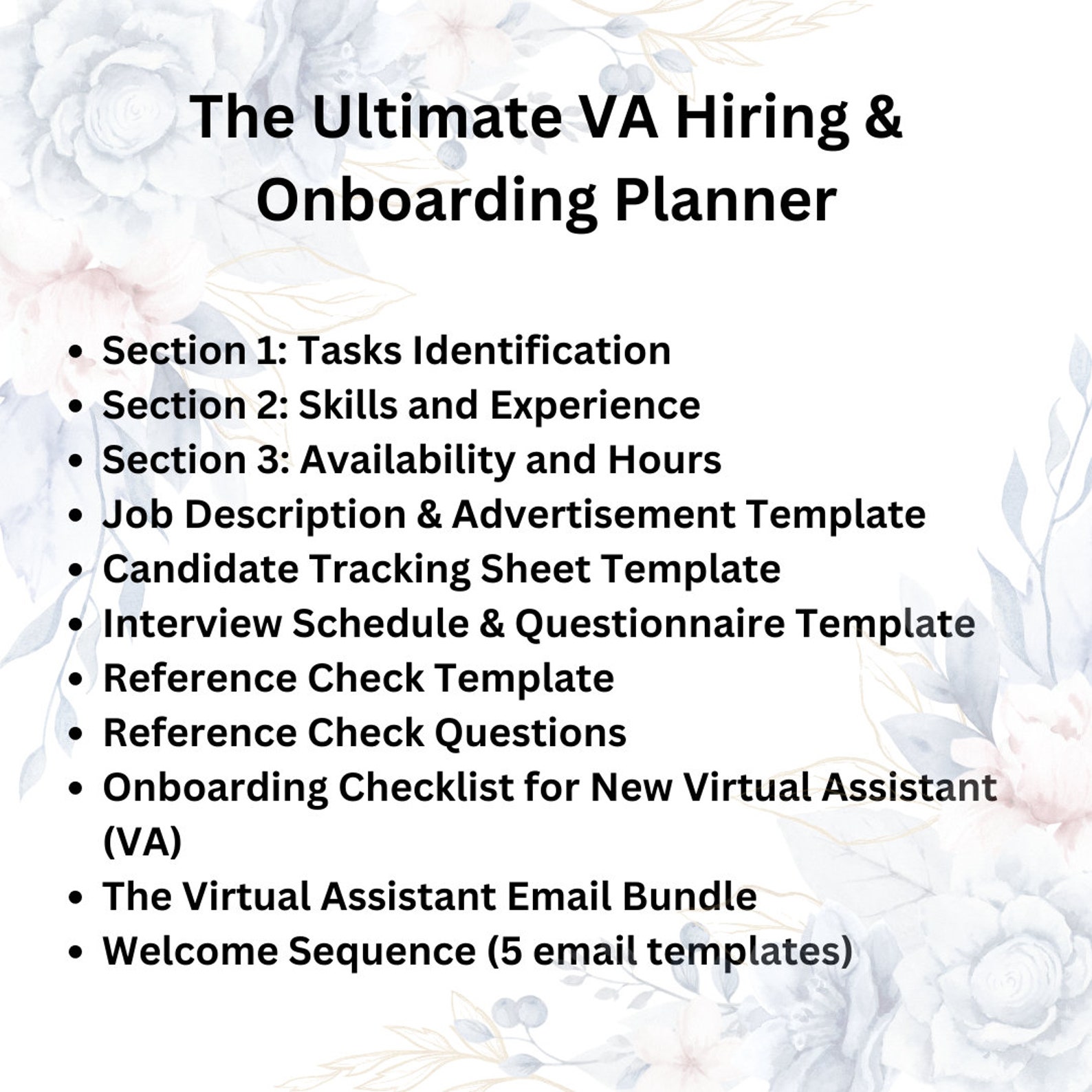 Virtual Assistant Planner Virtual Assistant Bundle Virtual Assistant ...