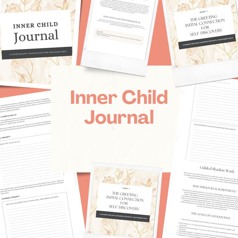 Inner Child Healing Journal - Shadow Work Workbook - Emotional ...