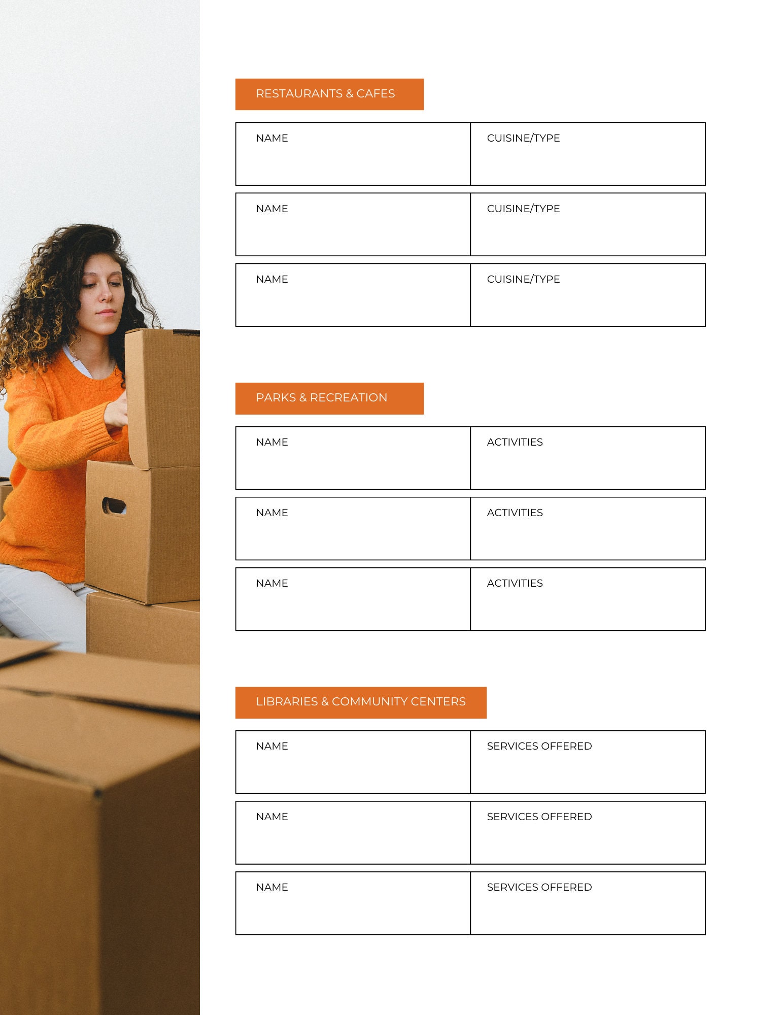 Relocation Guide Canva Template, Relocation Planner Moving Plan - Etsy