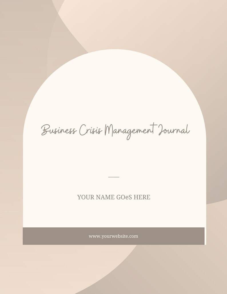 Crisis Management Plan SOP Template Emergency Response & Business ...