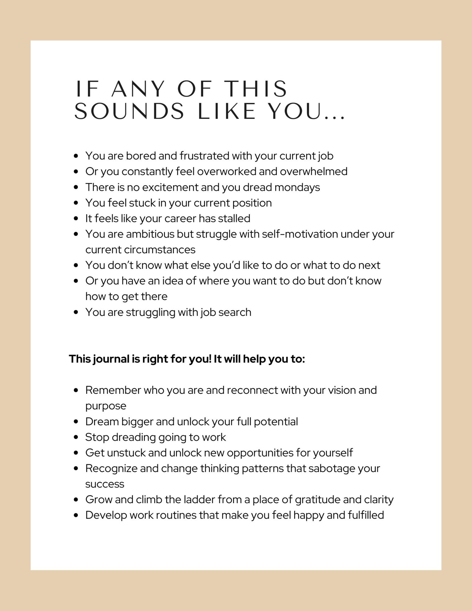 Career Journal, Career Planning, Career Coaching, Career Counselor ...