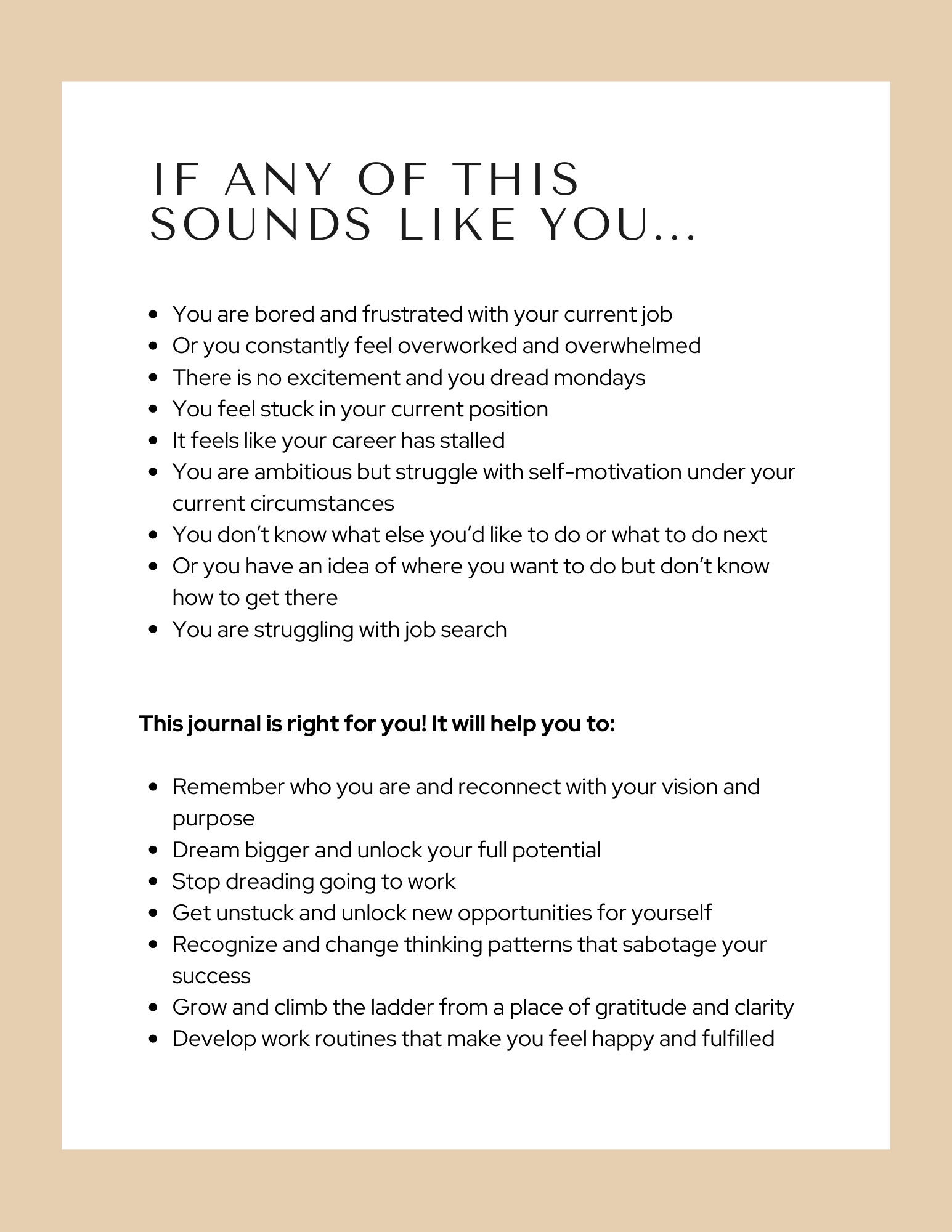 Career Journal, Career Planning, Career Coaching, Career Counselor ...