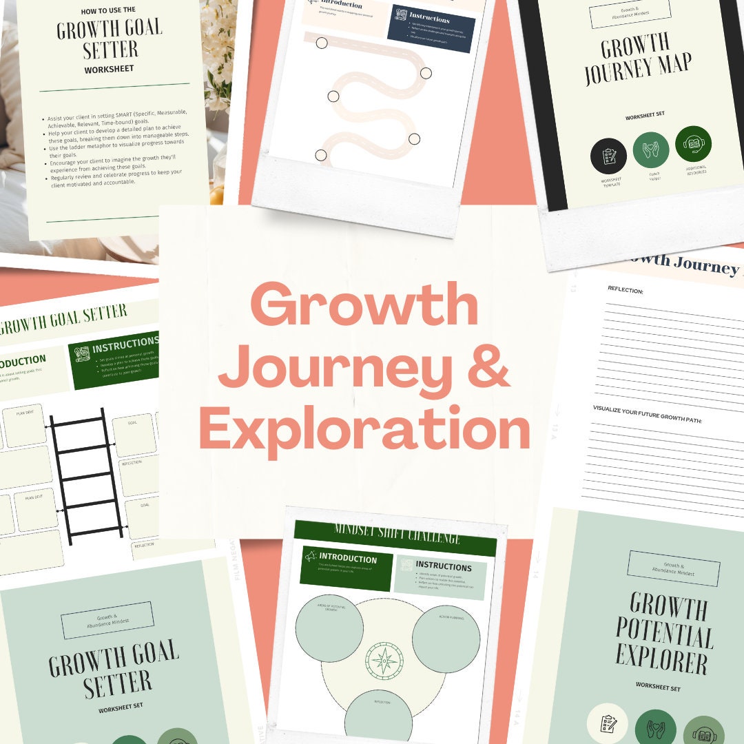 Personal Growth, Goal Setting Printable, Coaching Resources, Weekly ...