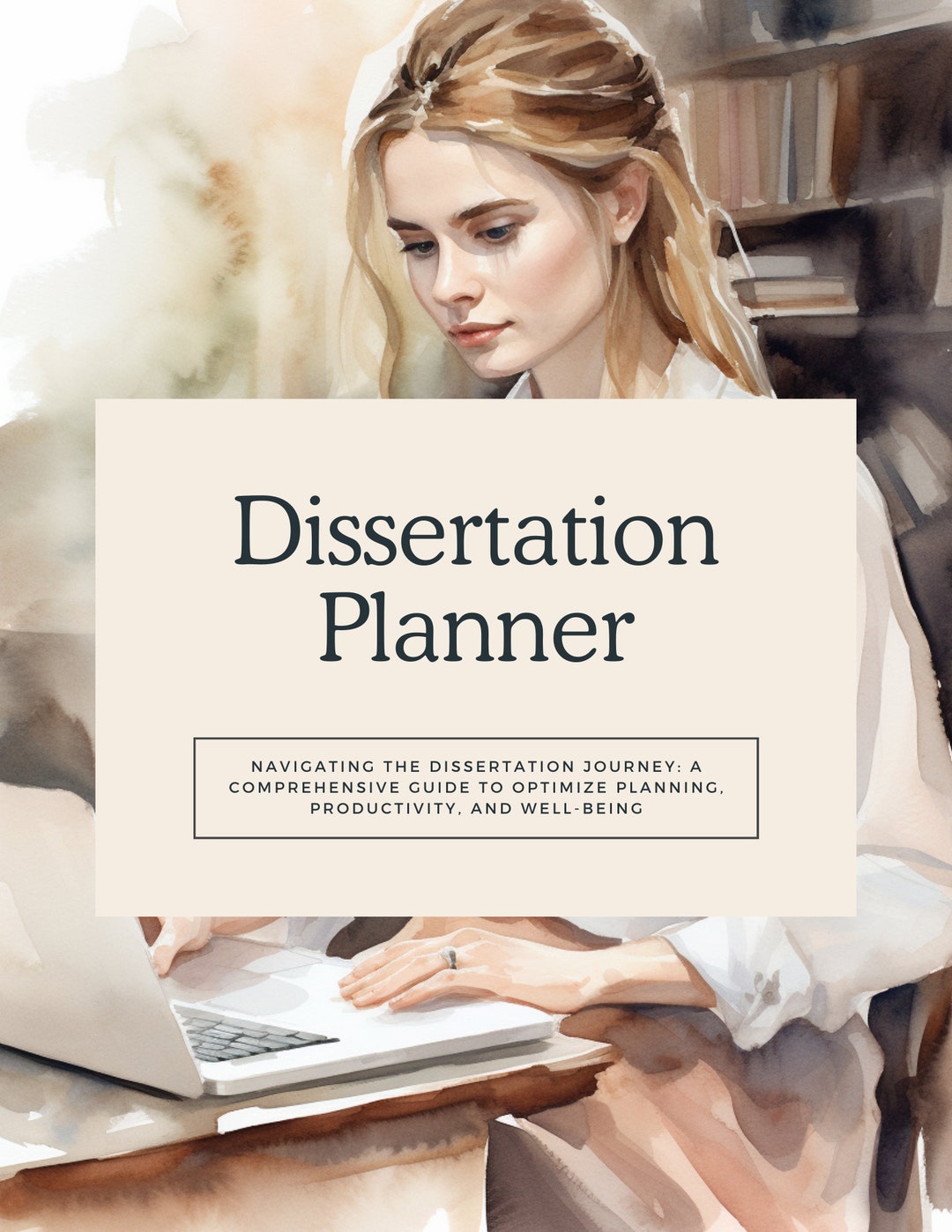 Dissertation Planner, 2025 Thesis Dissertation Journal, Final Year ...