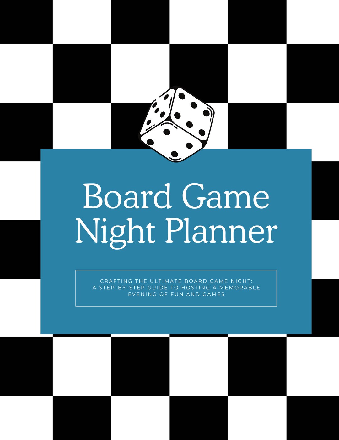 Game Night Planner - Digital and Printable Options - Family Game Night ...