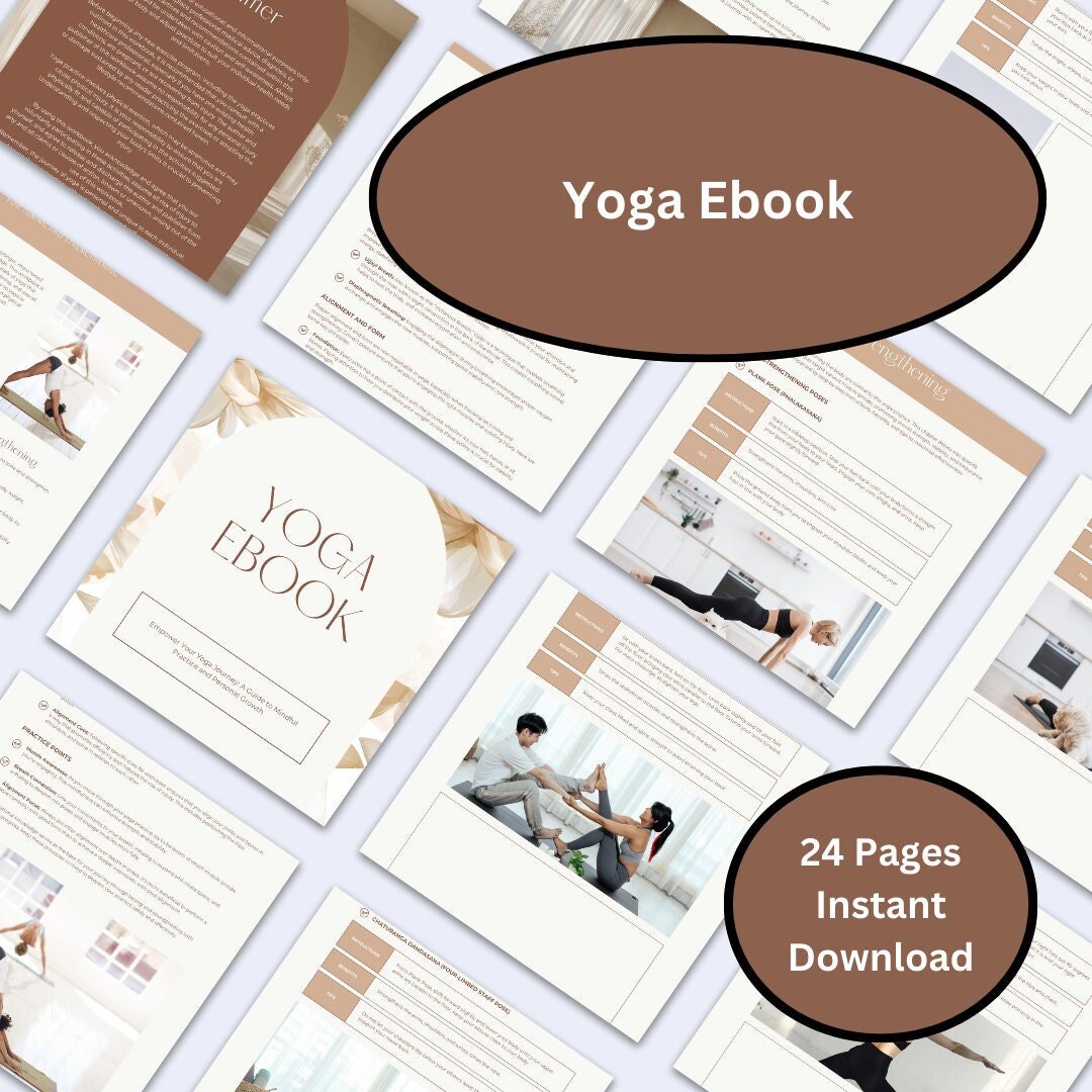 Fitness Ebook Template Fitness Program Planner Fitness Yoga Coach ...