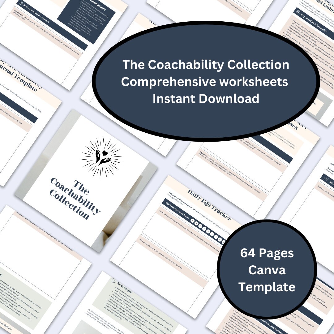 Complete Coaching Worksheet Bundle for Life Coaches, Business Coaches ...