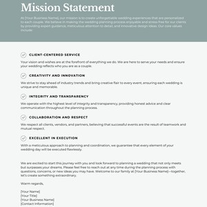 Canva Template Wedding Coordinator Wedding Planner Pricing List ...