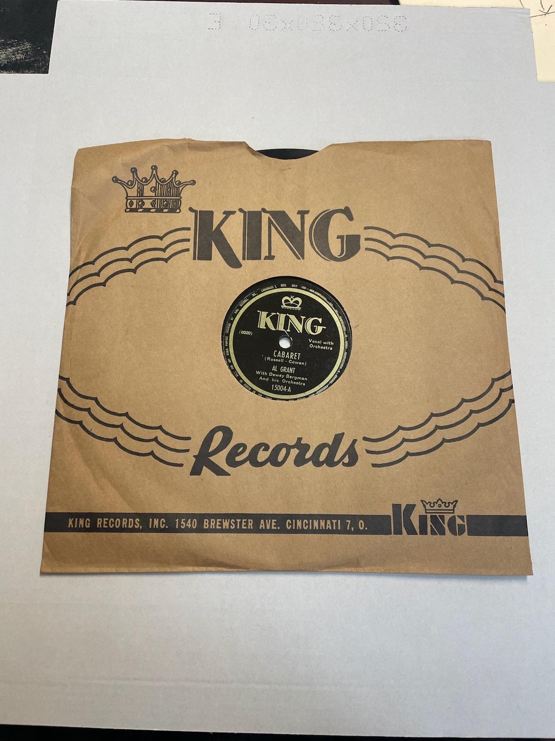 Al Grant With Dewey Bergman Cabaret and I Do, I Do, I Do King Records ...