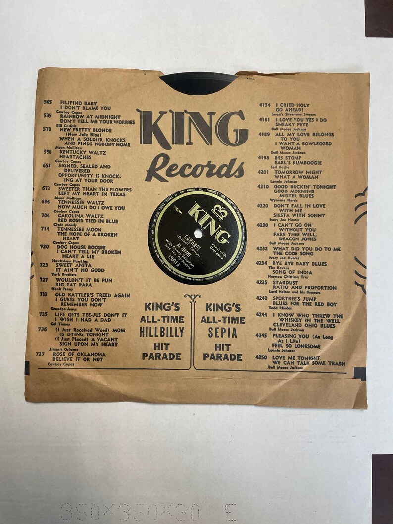 Al Grant With Dewey Bergman Cabaret and I Do, I Do, I Do King Records ...