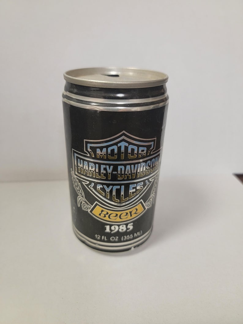 Vintage Harley Davidson Beer Can. 1985 Collectible Beer Can. - Etsy
