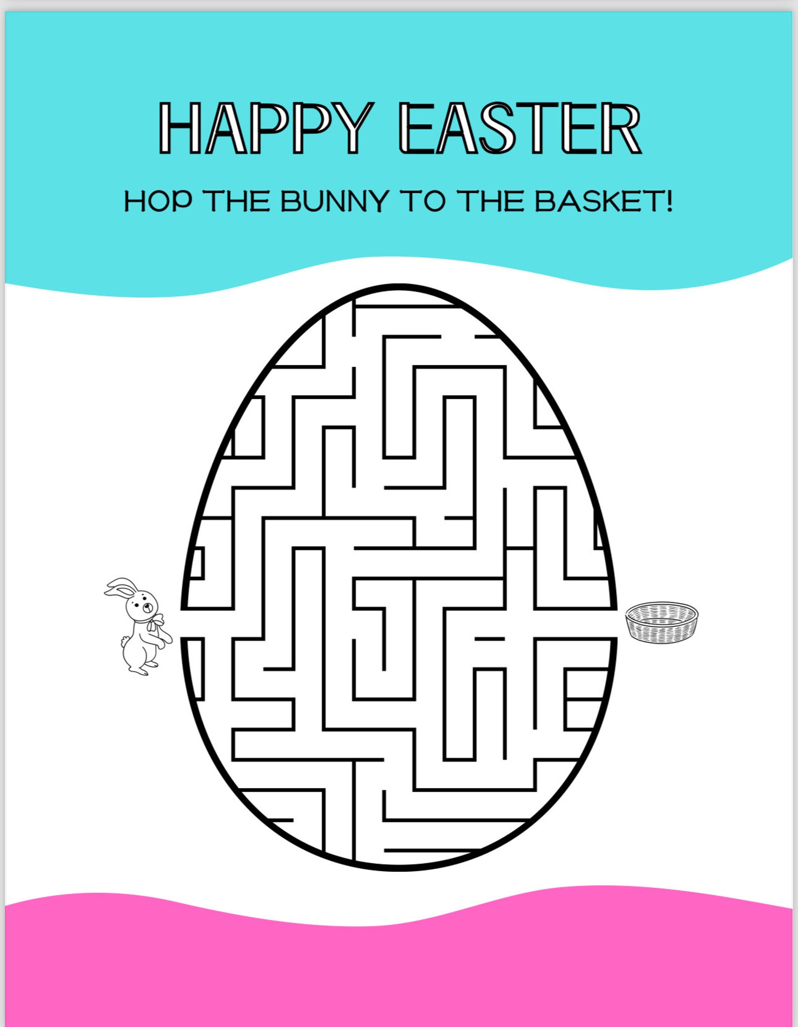Easter Coloring Activity Book - Etsy