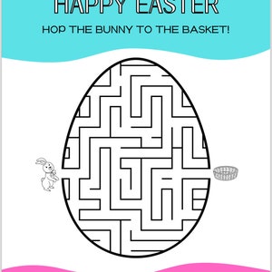 Easter Coloring Activity Book - Etsy