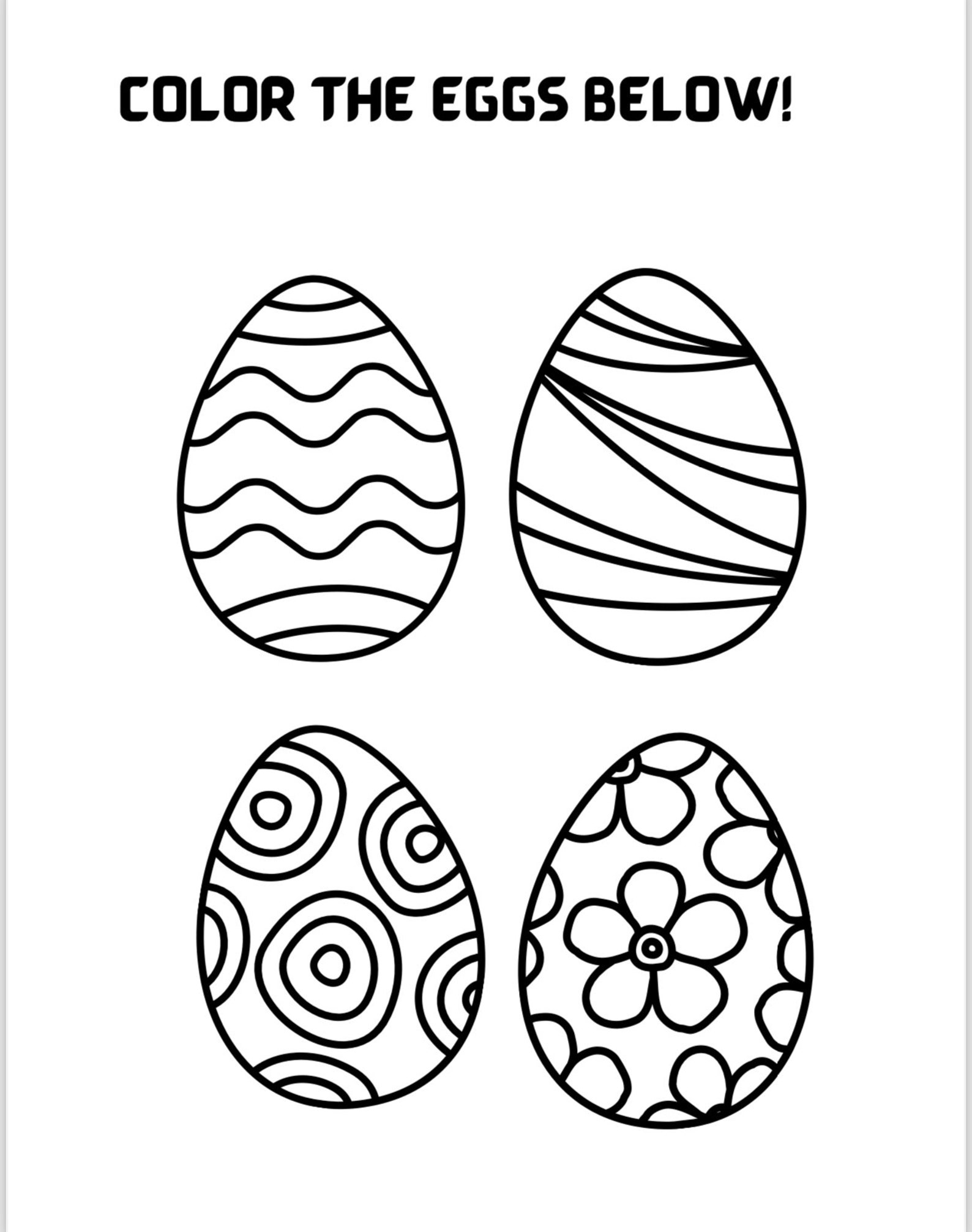 Easter Coloring Activity Book - Etsy