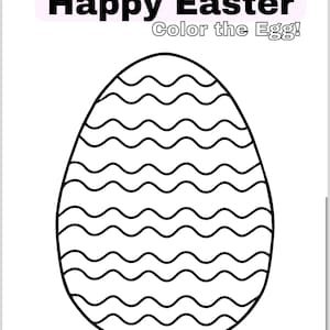 Easter Coloring Activity Book - Etsy